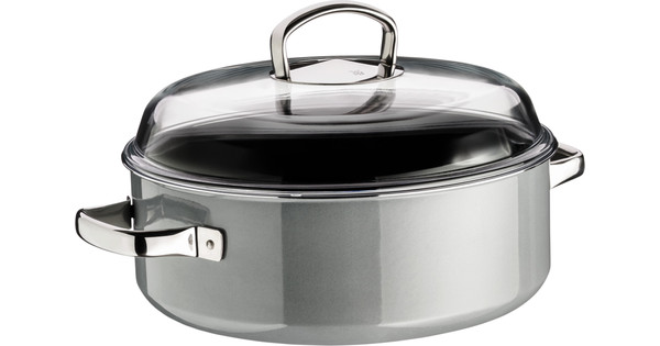 WMF Fusiontec Mineral Stoofpan 28 cm Platinum - Coolblue - Voor 23.59u ...