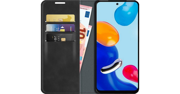 Just in Case Wallet Magnetic Xiaomi Redmi Note 11 Book Case Zwart ...
