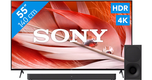 Sony Bravia XR-55X90J + Soundbar - Coolblue - Voor 23.59u, morgen in huis