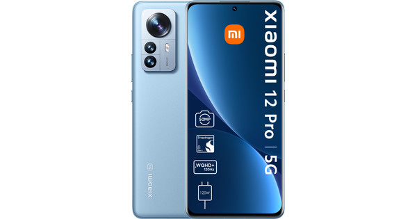 Xiaomi 12 Pro 256GB Blue 5G - Coolblue - Before 23:59, delivered tomorrow