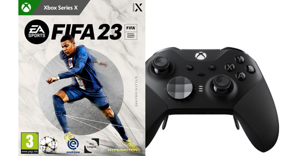 FIFA 23 Xbox Series X + Microsoft Controller Elite 2 - Coolblue - Voor ...