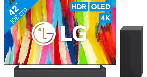LG OLED42C24LA (2022) + Soundbar - Televisions - Coolblue