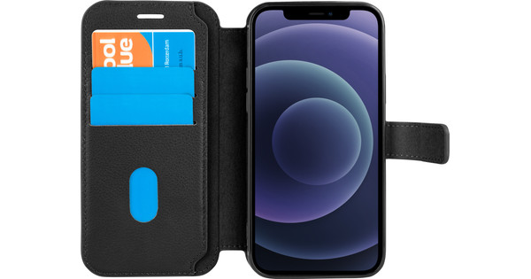 BlueBuilt iPhone 12 / 12 Pro Book Case Leer Zwart - Coolblue - Voor 23 ...