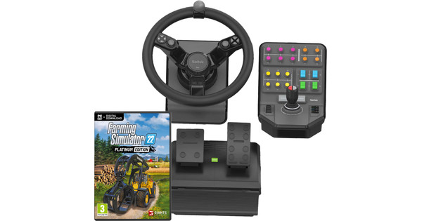 Farming Simulator 22 Platinum Edition PC + Saitek Farm Sim Controller ...