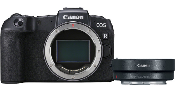 Canon EOS RP Body + EF-EOS R Adapter - Coolblue - Voor 23.59u, morgen ...