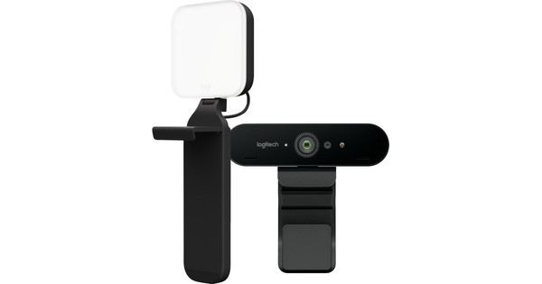 Logitech Litra Glow Streaming Lamp + BRIO 4K Stream - Coolblue - Voor ...