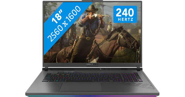 Asus ROG Strix G18 G814JI-N6079W - Coolblue - Voor 23.59u, morgen in huis