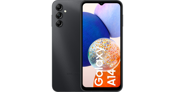 Samsung Galaxy A14 128GB Zwart 4G - Coolblue - Voor 23.59u, morgen in huis