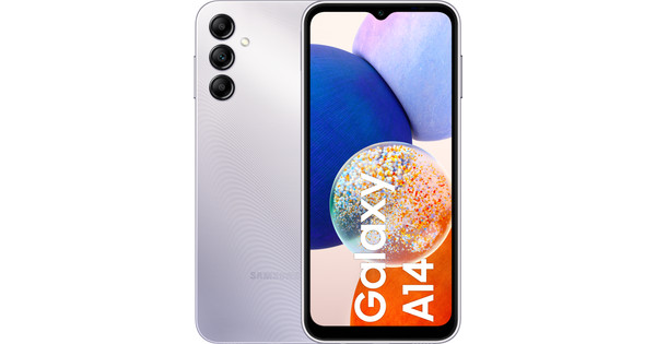 Samsung Galaxy A14 128GB Zilver 4G - Mobiele telefoons - Coolblue