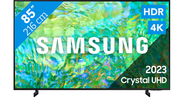 Samsung Crystal UHD 85CU8000 (2023) - Coolblue - Voor 23.59u, morgen in huis