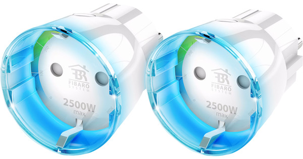 FIBARO Wall Plug Duo Pack - Coolblue - Voor 23.59u, morgen in huis