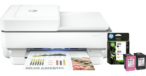 HP ENVY 6432e + 1 set extra inkt - Printers - Coolblue