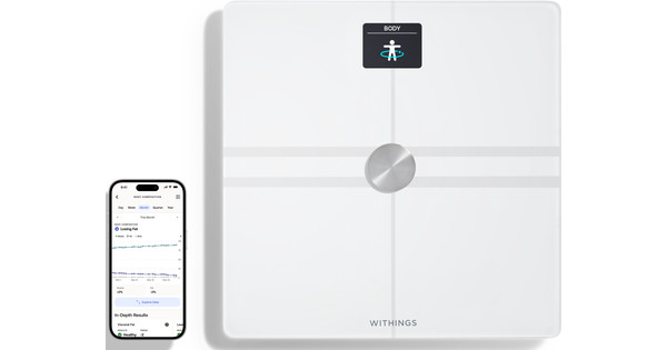 Withings Body Comp Wit - Coolblue - Voor 23.59u, morgen in huis