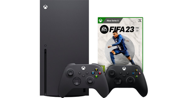 Xbox Series X + FIFA 23 + Second Controller Black - Coolblue - Before ...