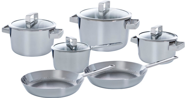 BK Conical Deluxe Cookware Set 4-piece + Frying Pan Set - Pans - Coolblue