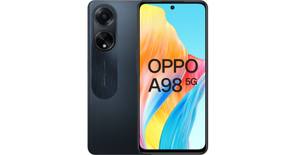 OPPO A98 256GB Zwart 5G - Coolblue - Voor 23.59u, morgen in huis