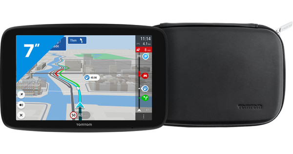 TomTom Go Discover 7 + Leren Hoes - Coolblue - Voor 23.59u, morgen in huis