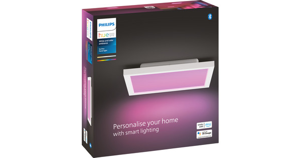 Philips Hue Surimu Panel Light White and Color Square White - Smart ...
