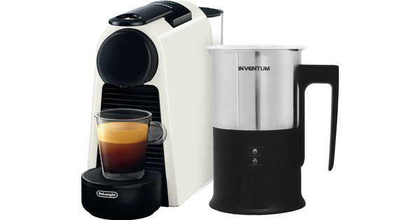 Magimix Nespresso Essenza Mini White + Milk Frother - Coolblue - Before ...
