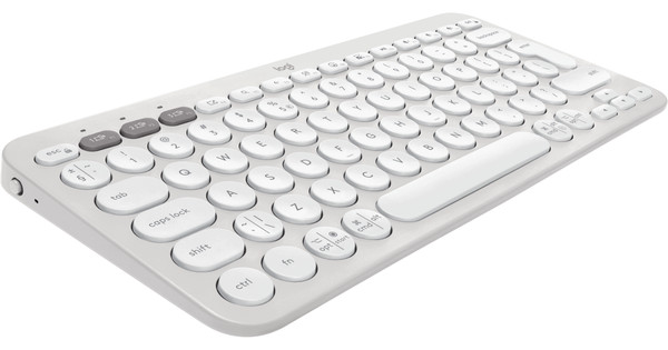 Logitech Pebble Keyboard 2 - K380s White QWERTY - Coolblue - Before 23: ...
