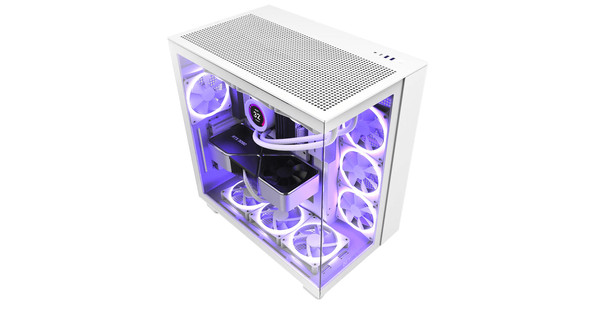 NZXT H9 Flow - White - Coolblue - Voor 23.59u, morgen in huis