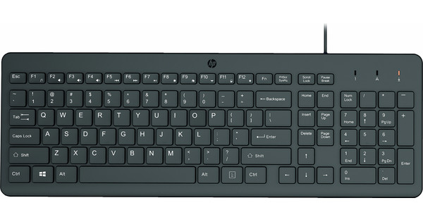 HP 150 Wired Keyboard QWERTY - Coolblue - Before 23:59, delivered tomorrow