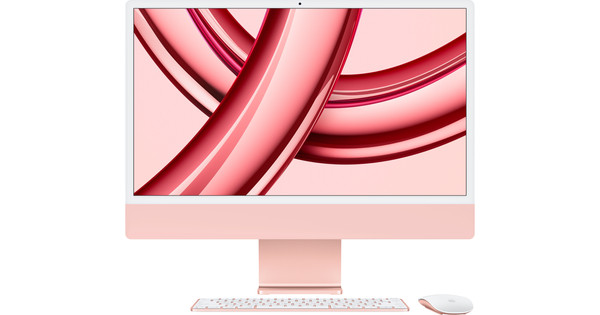 Apple iMac 24" (2023) M3 (8 core CPU/10 core GPU 8GB/512GB Roze QWERTY ...