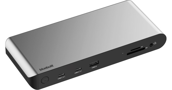 BlueBuilt DisplayLink Docking Station met USB-C - Coolblue - Voor 23 ...