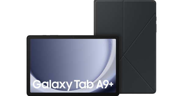 Samsung Galaxy Tab A9 Plus 11 inch 128GB Wifi Blauw + Book Case Zwart - Coolblue - Voor 23.59u ...