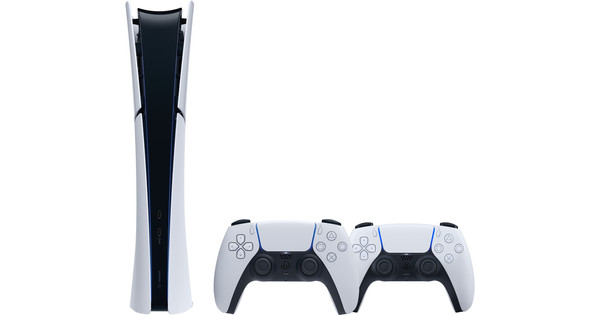 PlayStation 5 Slim Digital Edition + Extra Controller White - Coolblue ...
