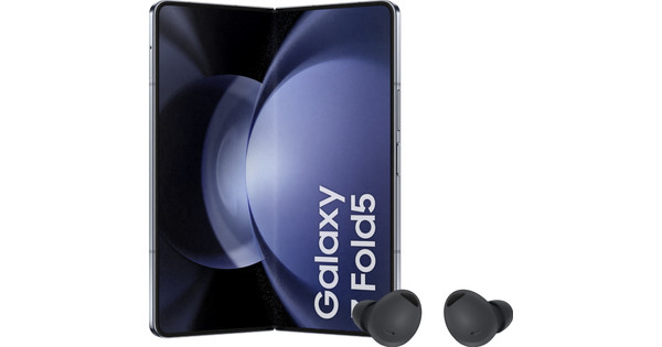 Samsung Galaxy Z Fold 5 512GB Blauw 5G + Samsung Galaxy Buds 2 Pro Zwart - Coolblue - Voor 23 ...