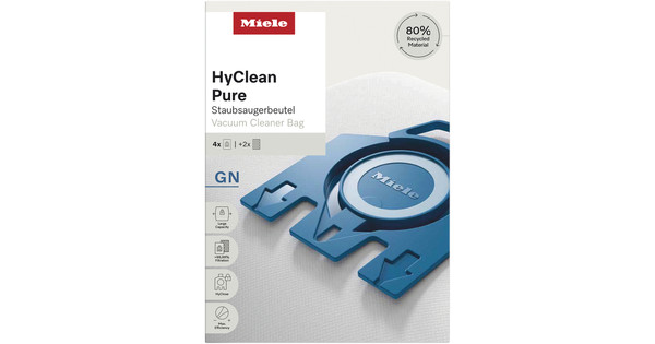 Miele GN HyClean Pure (4 stuks) - Coolblue - Voor 23.59u, morgen in huis
