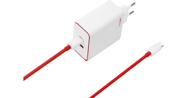 OnePlus SuperVOOC Oplader 100W met Usb C Kabel Rood - Coolblue - Voor ...