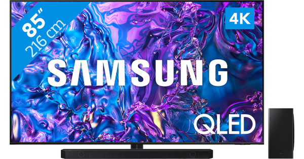 Samsung QLED 4K 85Q70D (2024) + Soundbar - Coolblue - Voor 23.59u ...