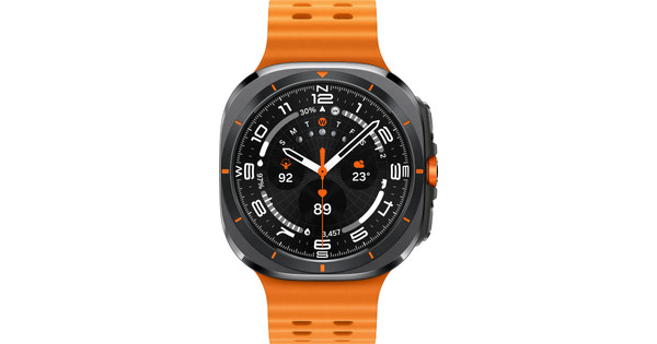 Samsung Galaxy Watch Ultra 4G Gray/Orange 47mm - Coolblue - Before 23: ...