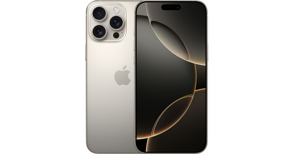 Apple iPhone 16 Pro Max 256GB Natural Titanium - Coolblue - Voor 23.59u ...
