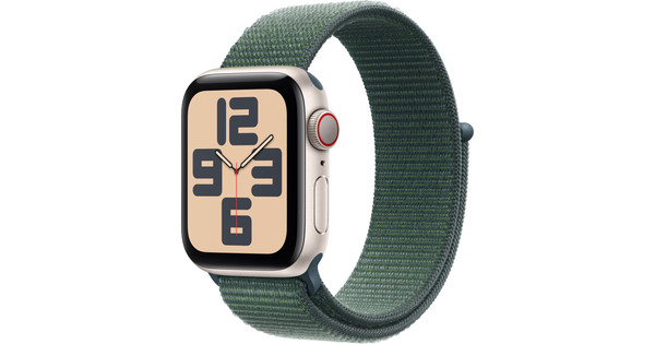 Apple Watch SE 2024 4G 40mm Starlight Sport Loop - Slimme horloges ...