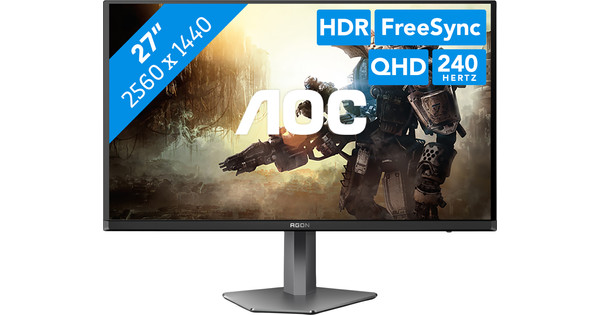 AOC AG276QZD2 - Coolblue - Before 23:59, delivered tomorrow