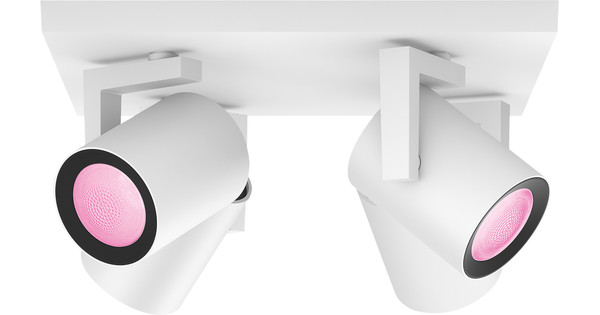 Philips Hue Argenta Opbouwspot White and Color - Wit - 4-spots ...