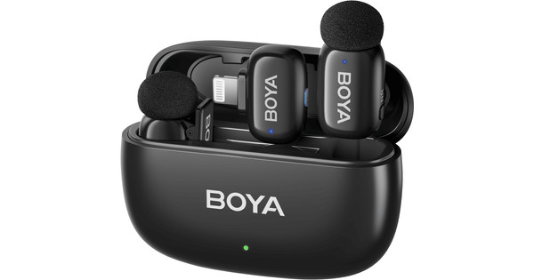 Boya Mini Ultra-Mini Zwart (Lightning) - Coolblue - Voor 23.59u, morgen ...
