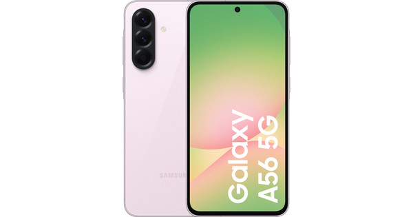 Samsung Galaxy A56 256GB Roze 5G - Coolblue - Voor 23.59u, morgen in huis