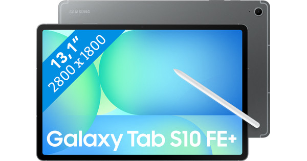 Samsung Galaxy Tab S10 FE Plus 13,1 inch 256GB Wifi + 5G Grijs ...