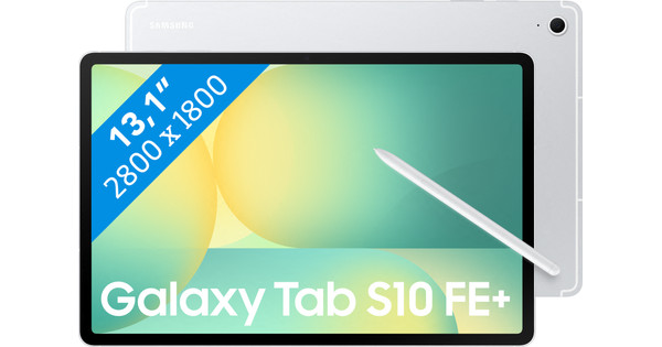 Samsung Galaxy Tab S10 FE Plus 13,1 inch 256GB Wifi Zilver - Coolblue ...