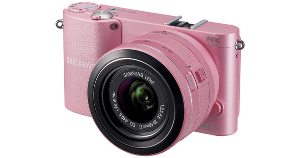 Samsung NX1000 + 20-50mm roze - Coolblue - Voor 23.59u, morgen in huis