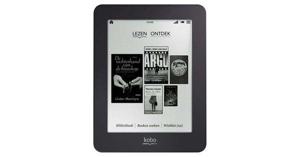 Kobo eReader Mini Black - Coolblue - Voor 23.59u, morgen in huis