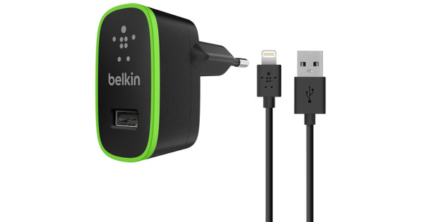 Belkin Lightning Wall Single Micro Charger Black - Coolblue - Voor 23 ...