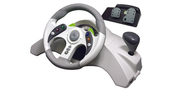 Mad Catz Xbox 360 MC2 Racing Wheel - Coolblue - Voor 23.59u, morgen in huis