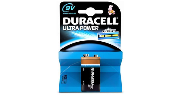 Duracell Ultra Power 1-pack 9V - Coolblue - Voor 23.59u, morgen in huis