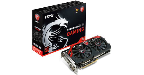 MSI Radeon R9 270X Gaming 4G - Coolblue - Voor 23.59u, morgen in huis