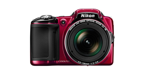 Nikon Coolpix L830 Rood - Coolblue - Voor 23.59u, morgen in huis